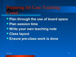 Case method & learning | PPT