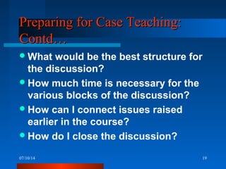 Case method & learning | PPT