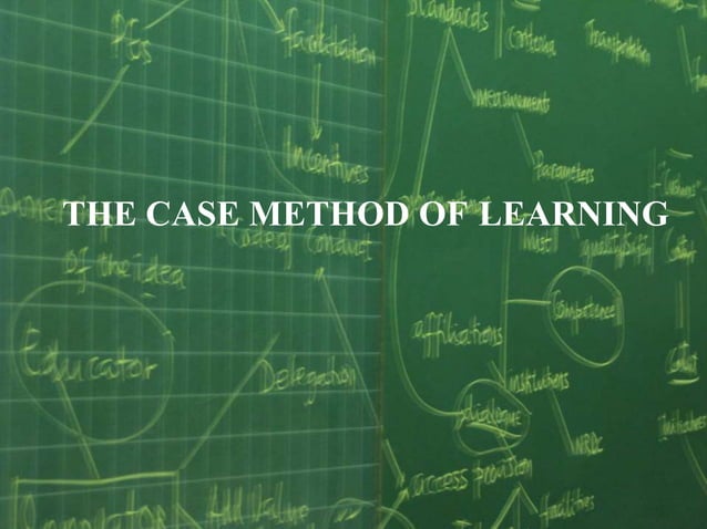 Case method of_learning | PPT