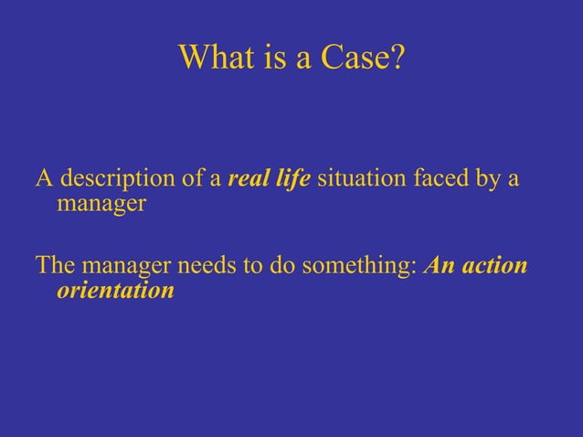 Case method of_learning | PPT