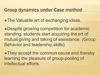 Case method of teaching | PPTX