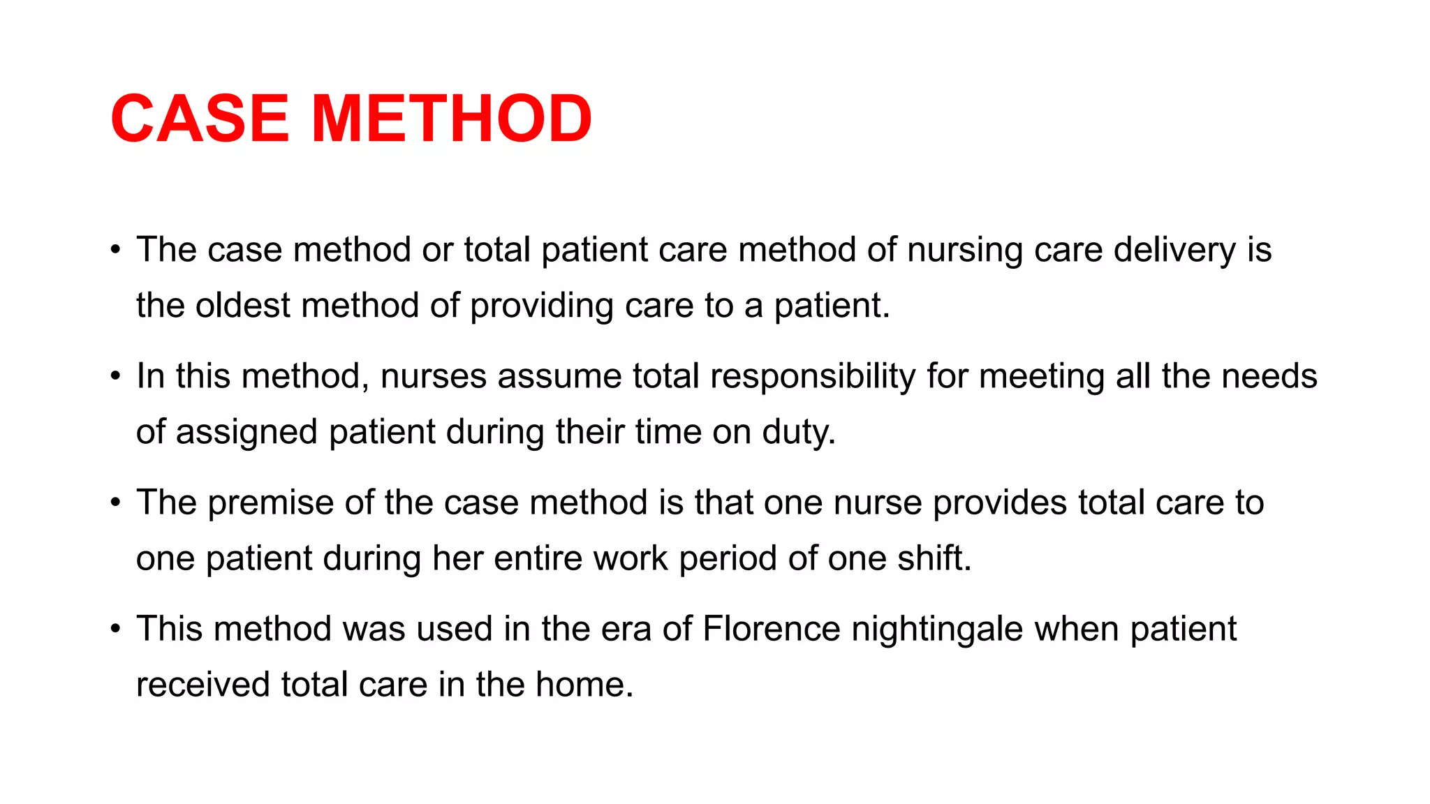 Methods of Patients assignment | PPTX