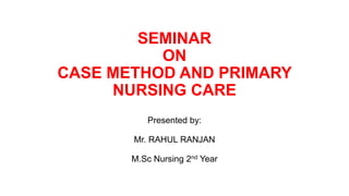Methods of Patients assignment | PPTX
