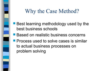 Case Method Seminar | PPT