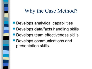 Case Method Seminar | PPT