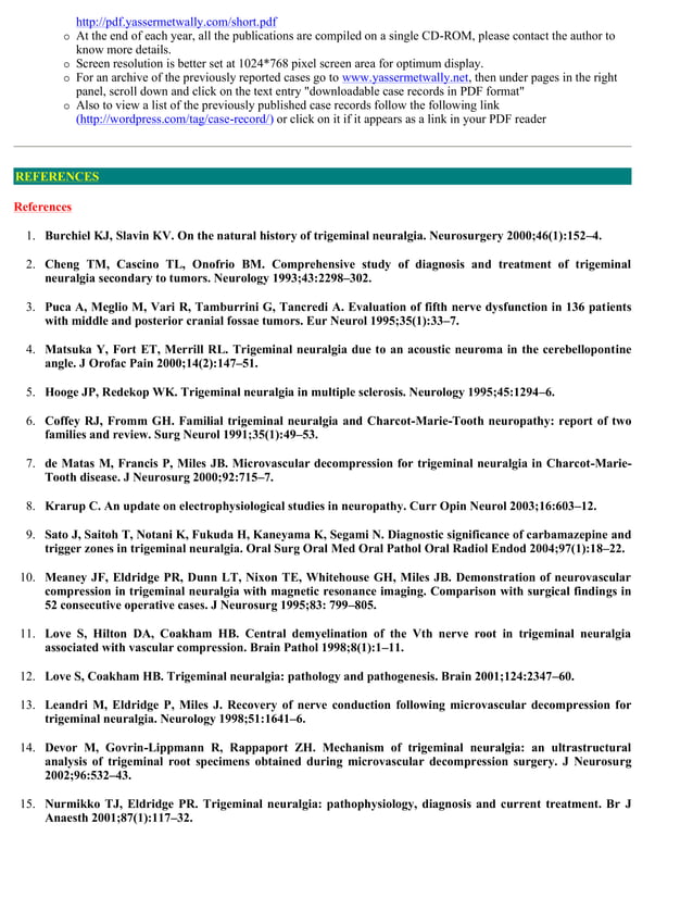 Case record..Multiple sclerosis presented clinically with bilateral ...