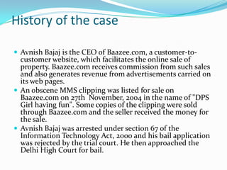 Case of baazee | PPTX