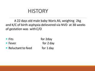 Case of birth asphyxia | PPTX