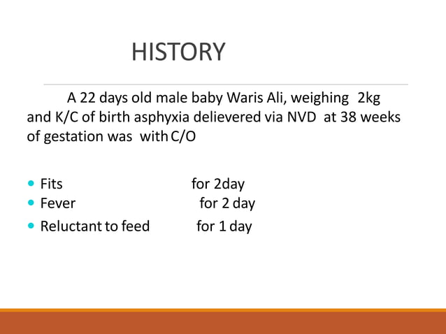 Case of birth asphyxia | PPTX