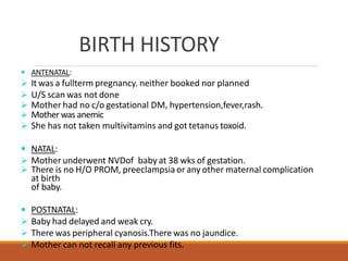 Case of birth asphyxia | PPTX