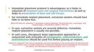 Case of immediate implant placement using bone ring technique | PPTX ...