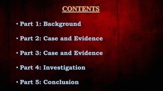 Case of JonBenet Ramsey | PPTX