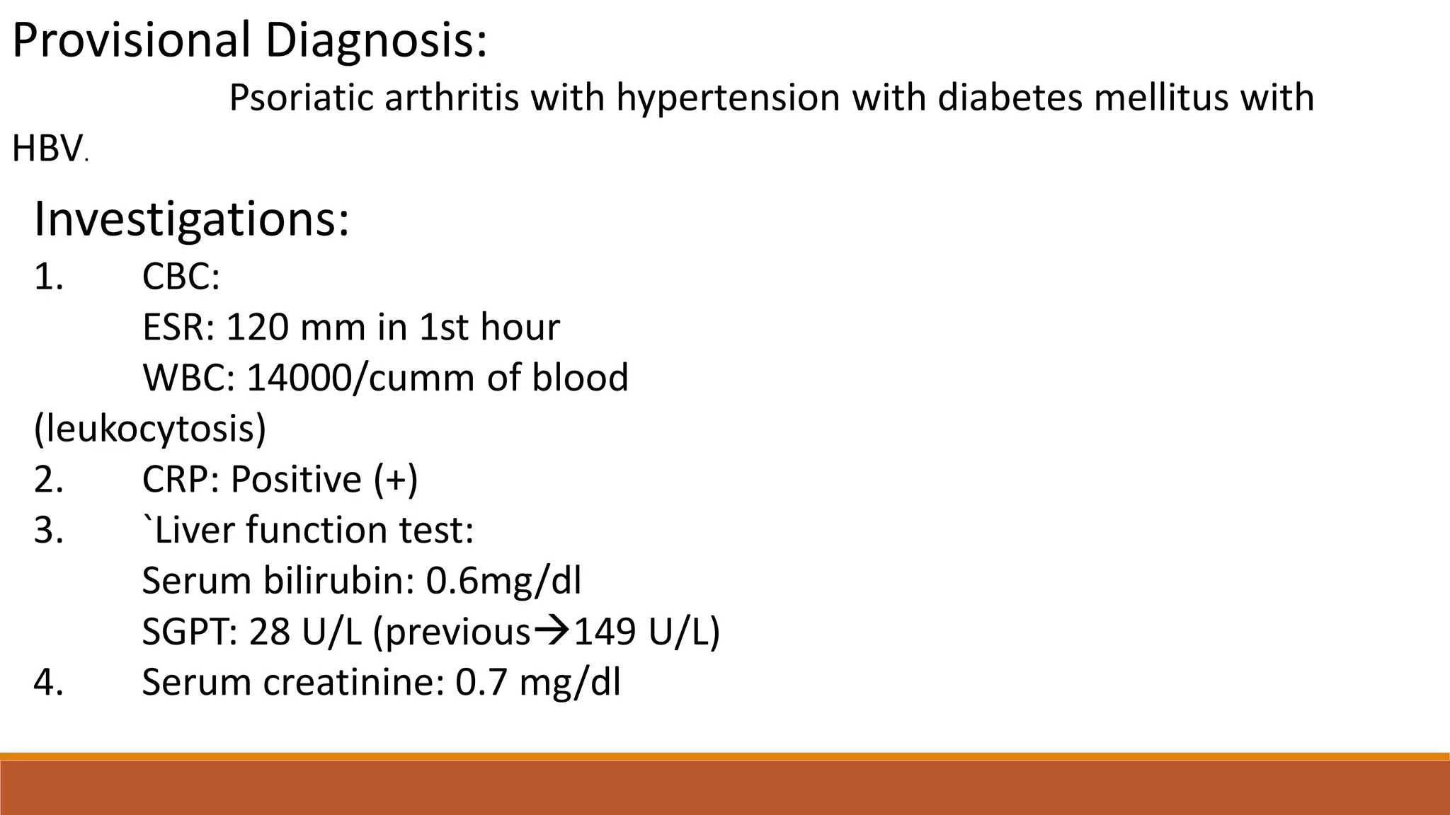 Case of psoriatic arthritis | PPTX