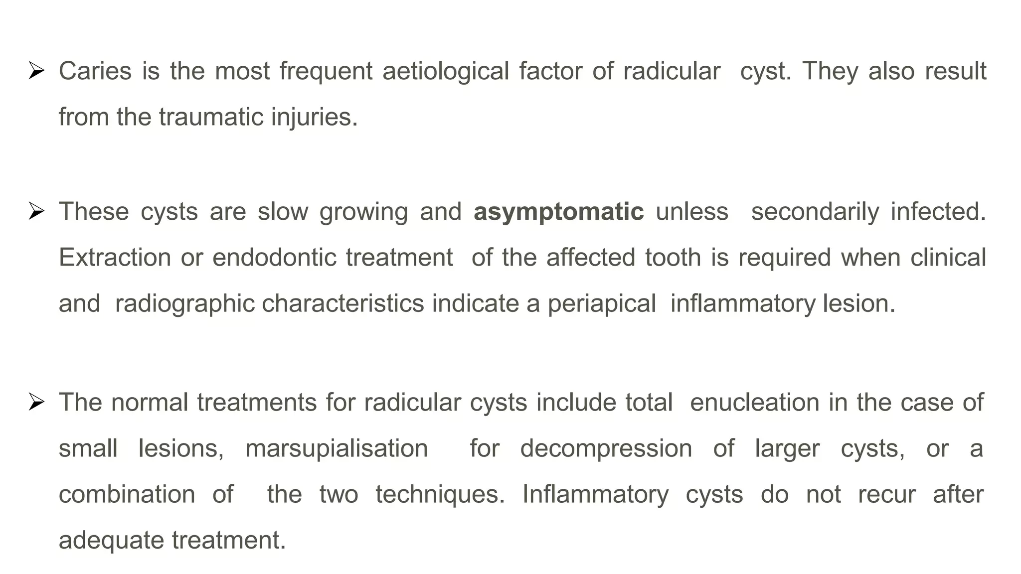 Case of Radicular Cyst | PPTX