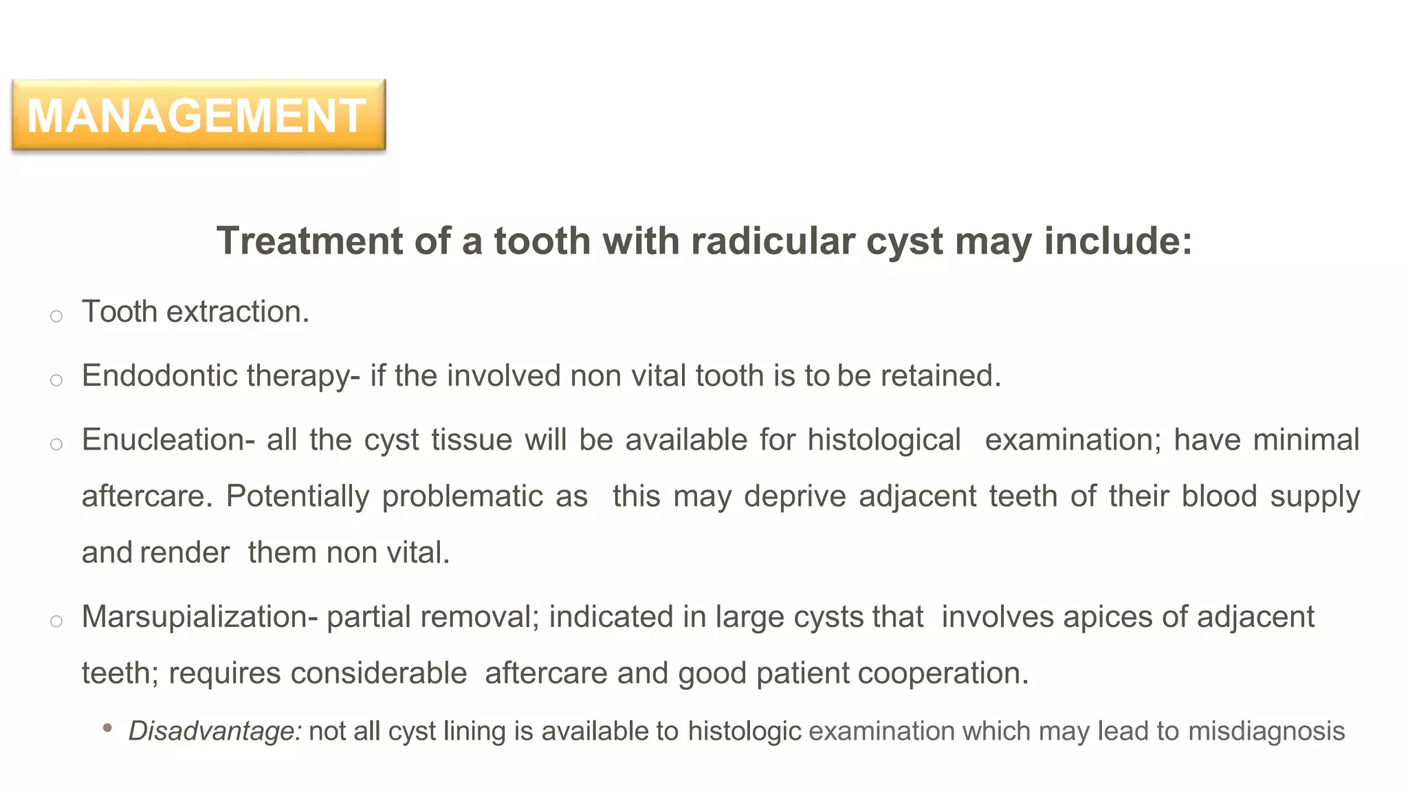 Case of Radicular Cyst | PPTX