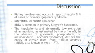 Case of sjogren’s syndrome | PPTX