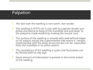 case of swelling of the abdomen with symptoms | PPTX