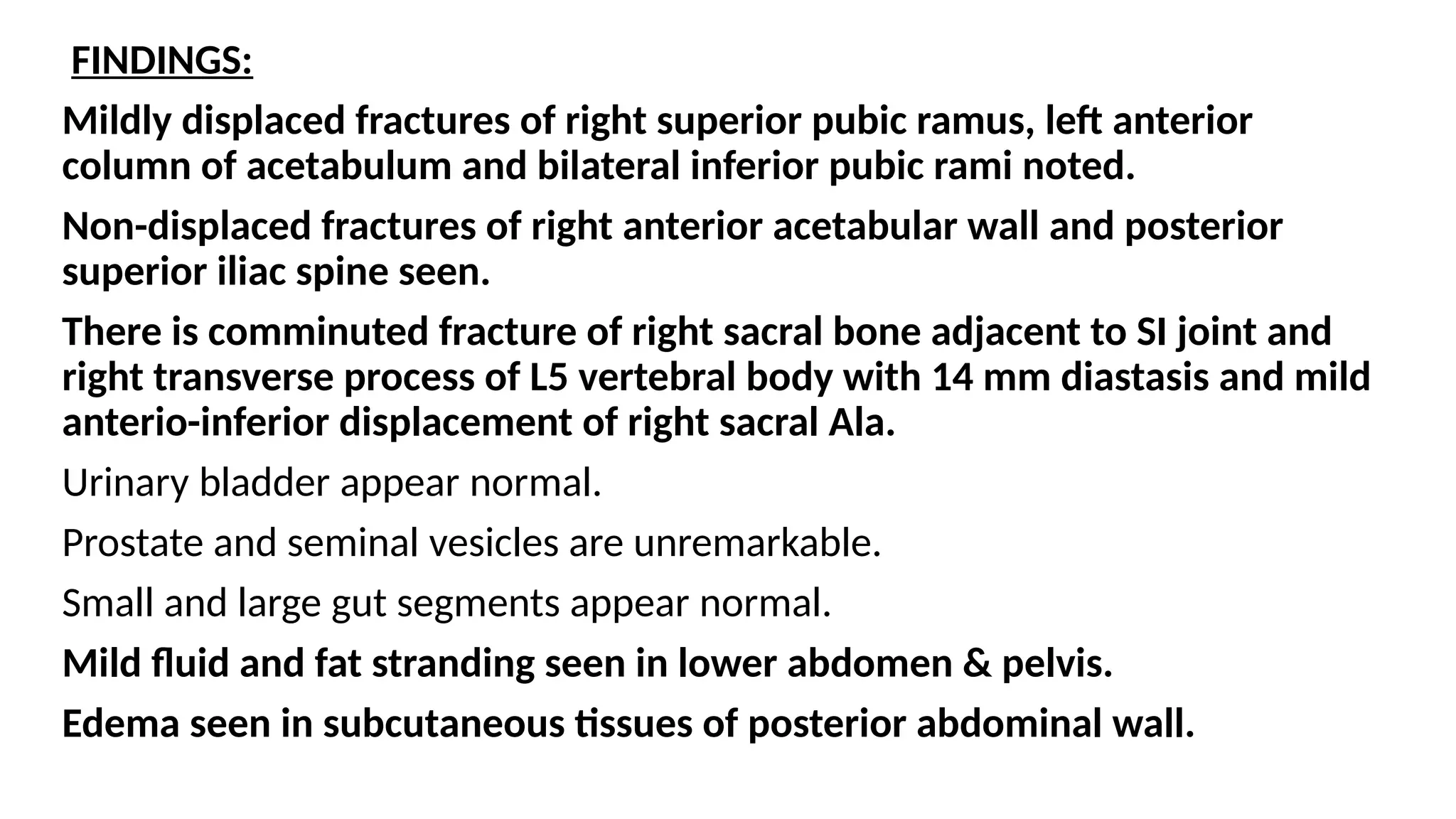 Case of the week RTA patient with multiple fracture | PPTX