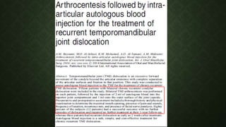 Case of TMJ Subluxation | PPTX
