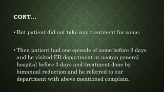 Case of TMJ Subluxation | PPTX