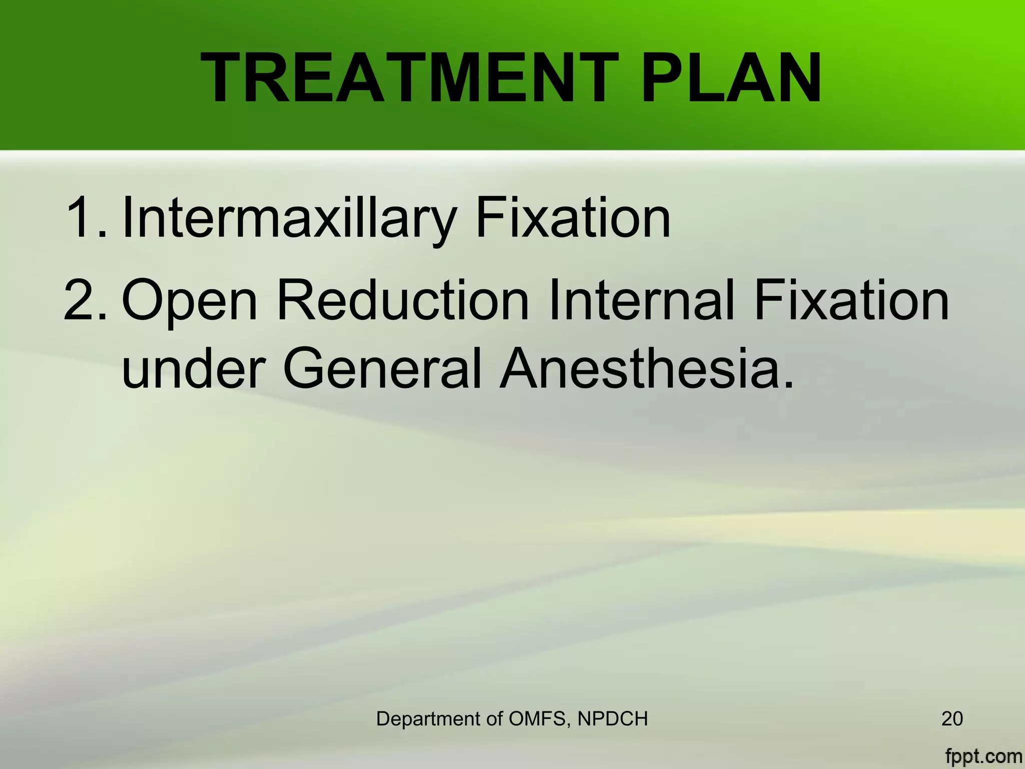 Case of trauma(Mandibular Left Parasymphysis and Right Angle Fracture ...