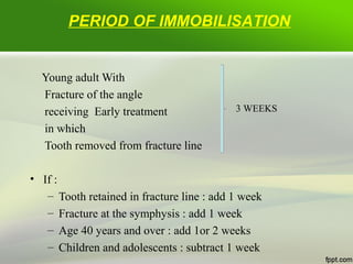 Case of trauma(Mandibular Left Parasymphysis and Right Angle Fracture ...