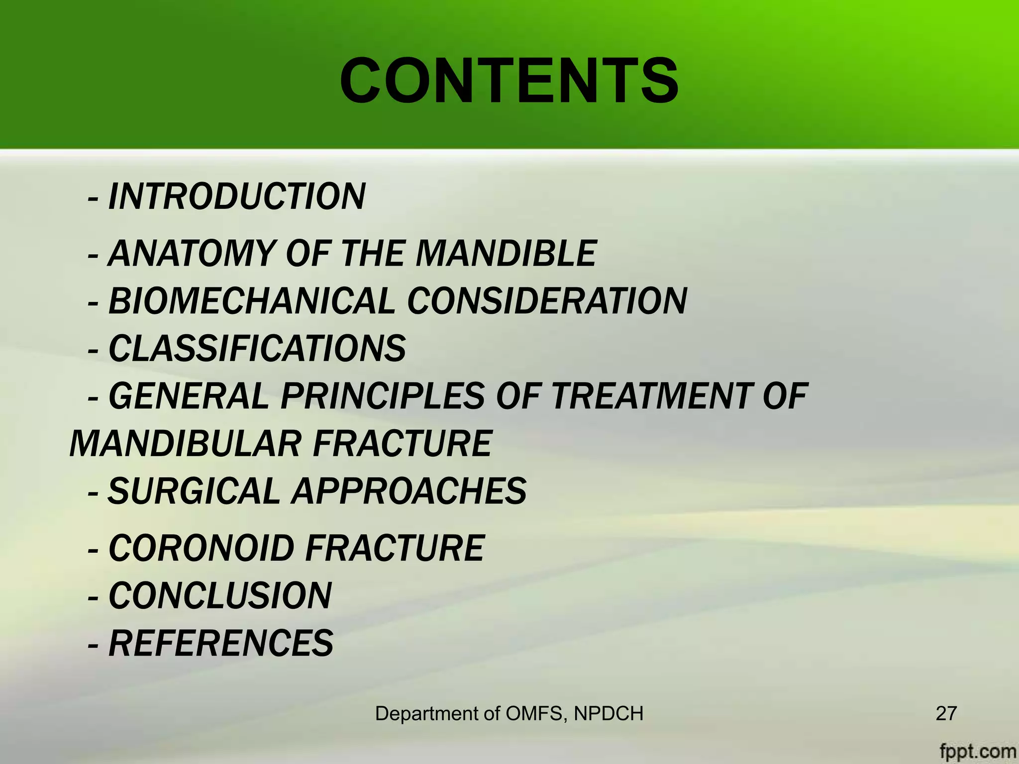 Case of mandibular parasymphysis and angle fracture | PPT