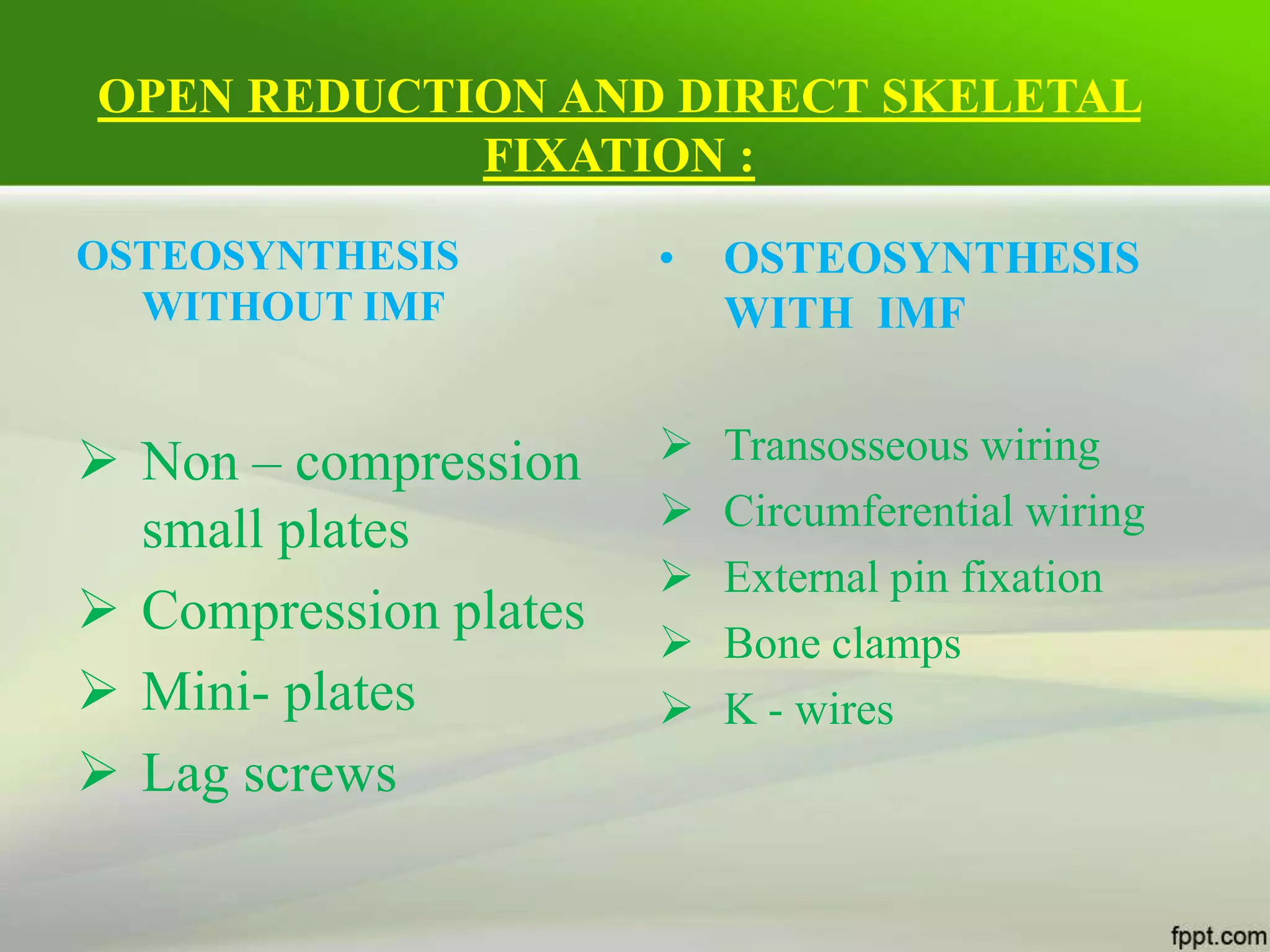 Case of mandibular parasymphysis and angle fracture | PPT