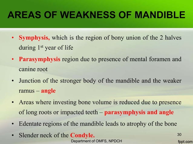 Case of mandibular parasymphysis and angle fracture | PPT | Death ...