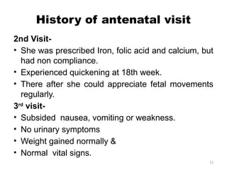 Case Presentation on Antenatal care.pptx