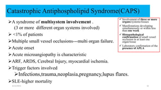 Case on Antiphospholipid antibody syndrome | PPT