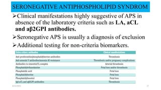 Case on Antiphospholipid antibody syndrome | PPT
