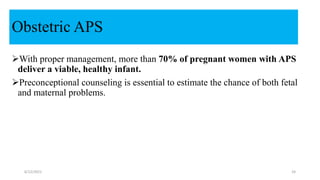 Case on Antiphospholipid antibody syndrome | PPT