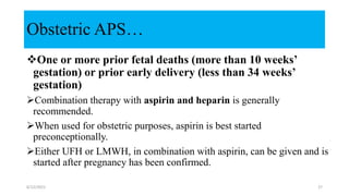 Case on Antiphospholipid antibody syndrome | PPT