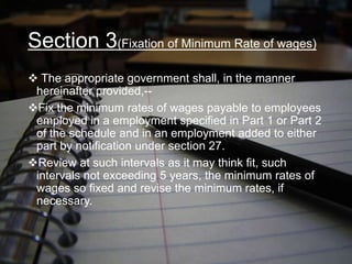 Case on fixation of minimum wages under – | PPTX