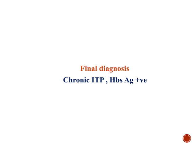 Case on ITP | PPTX