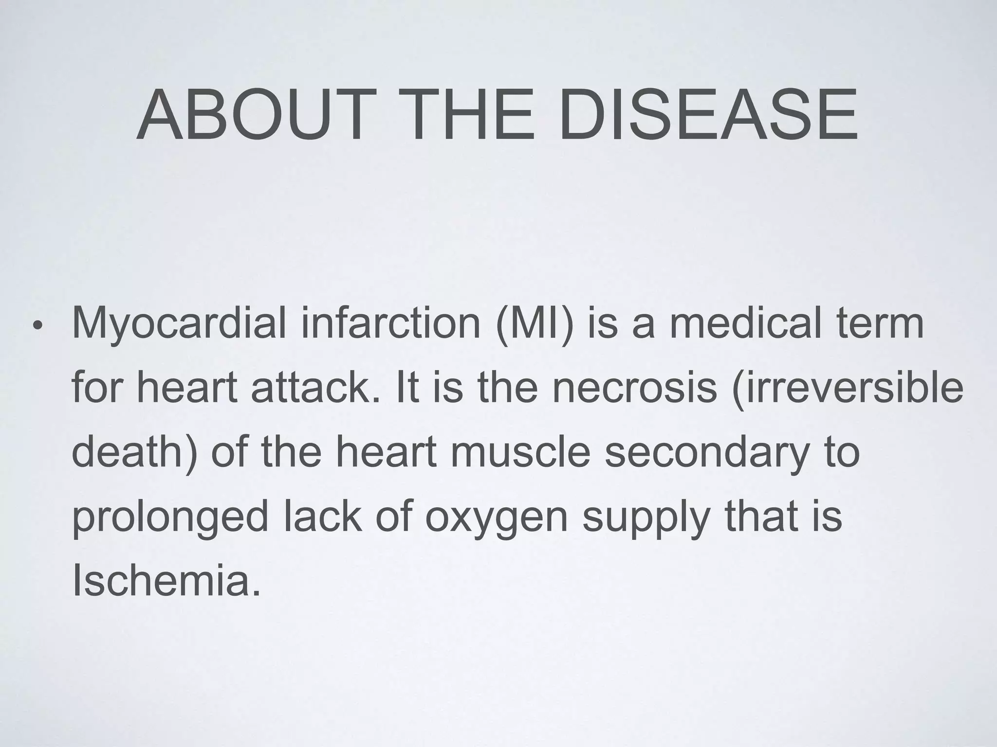 Case on myocardial infarction | PPTX