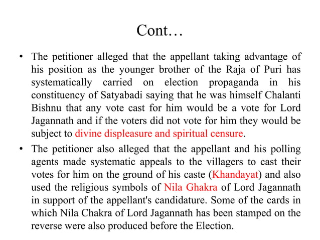 Case Analysis on offences related to elections IPC Section 171 C & 171 F | PPTX
