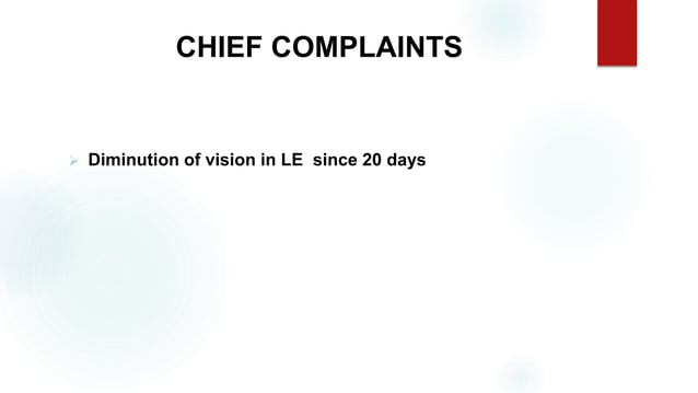 A Case Presentation On Posterior Uveitis Ppt