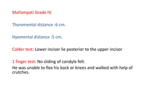 case presentation on difficult airway and management | PPTX
