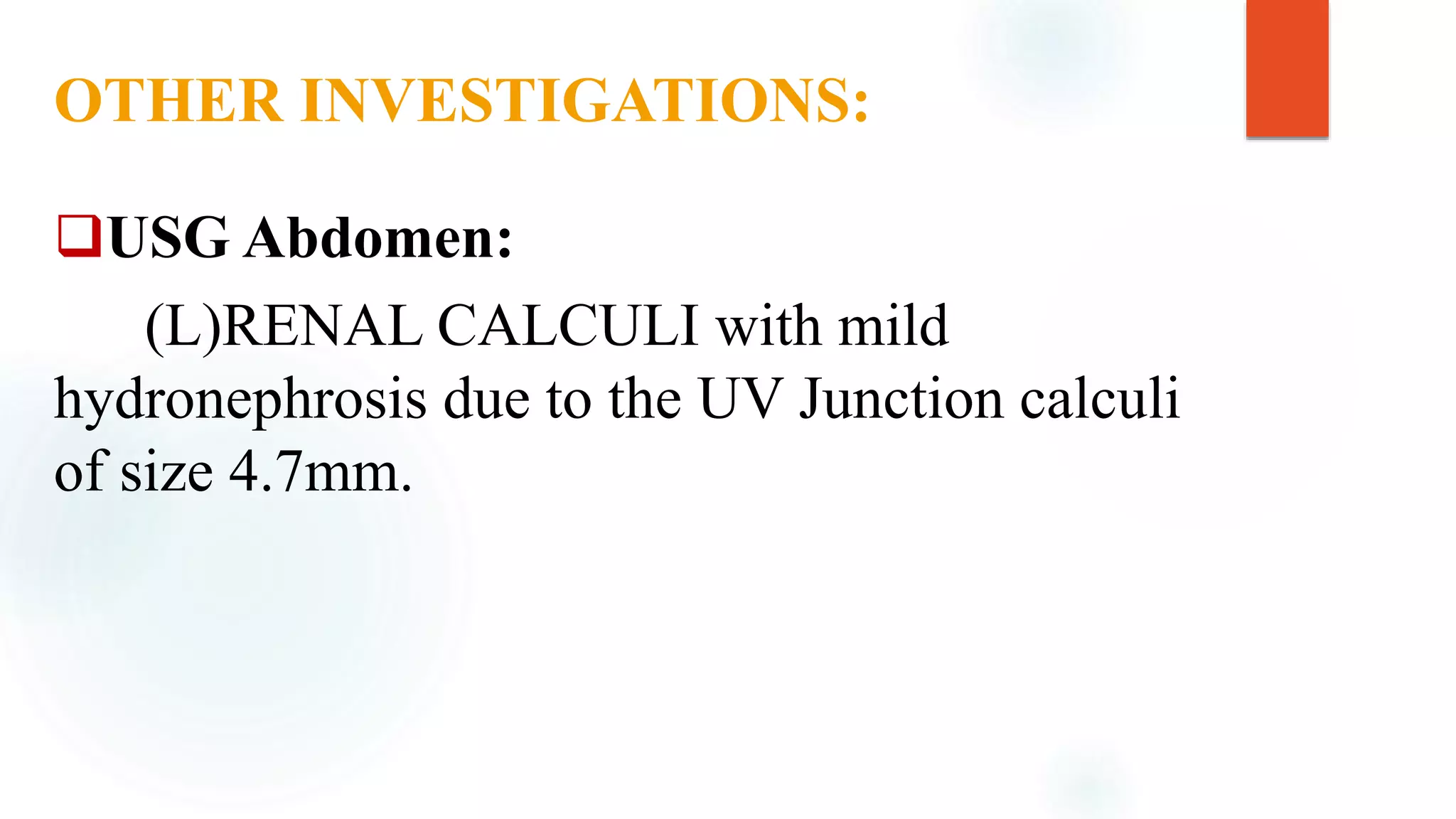 Case Presentation On Renal Calculi with Type II Diabetes Mellitus By ...
