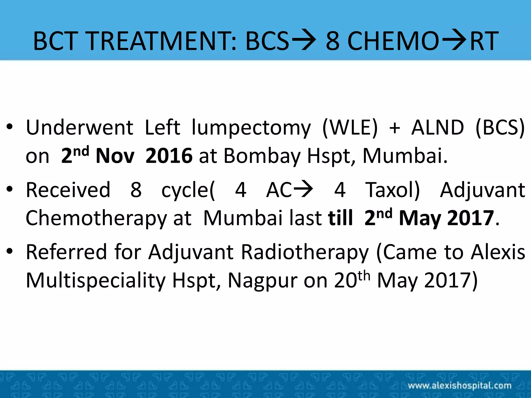 Case Based Early Breast Cancer- Role of Radiotherapy | PPTX