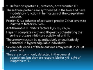 protien c &s deficiency case presentation | PPTX