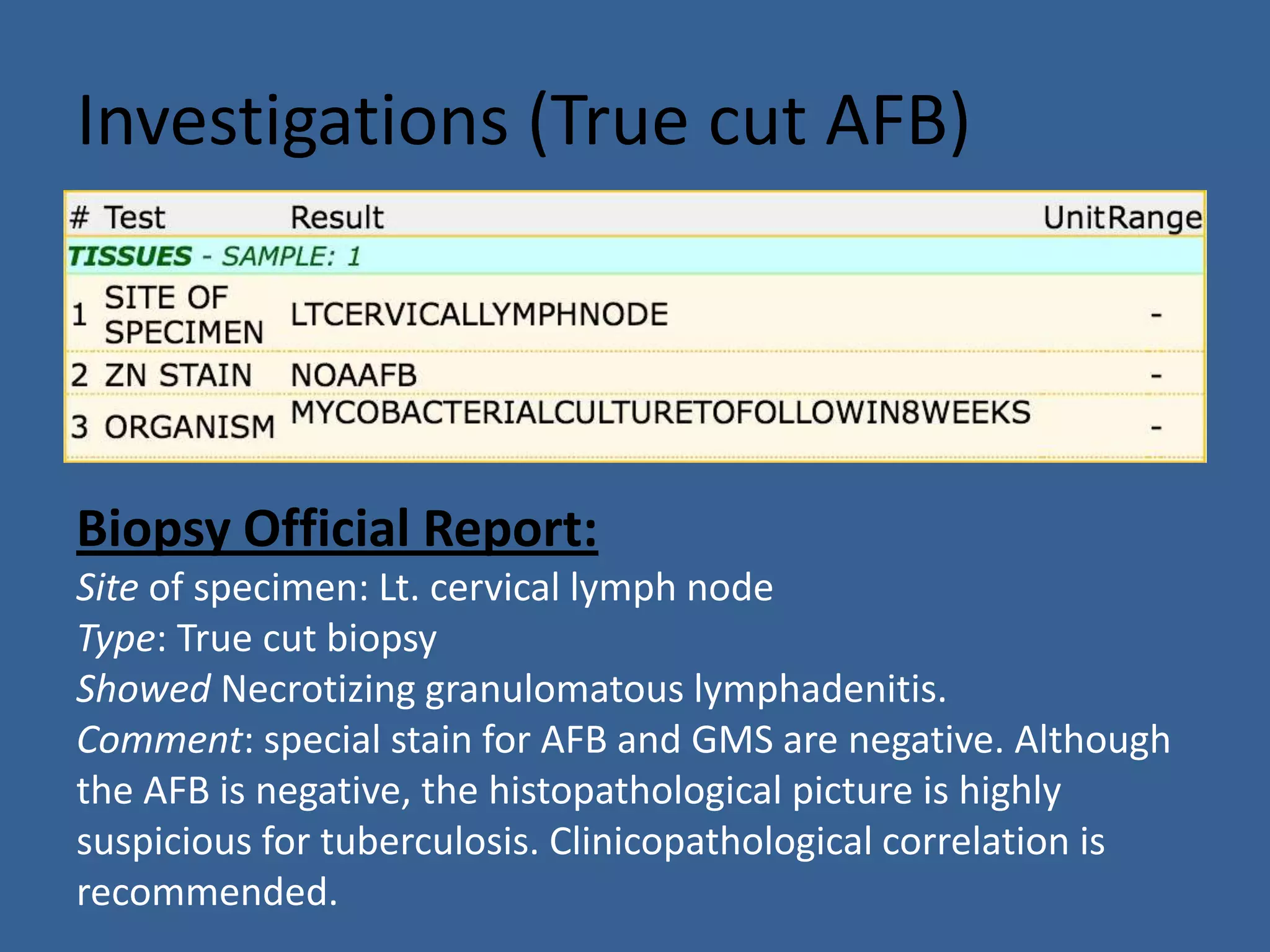 Case Presentation Infectious Diseases | PPTX