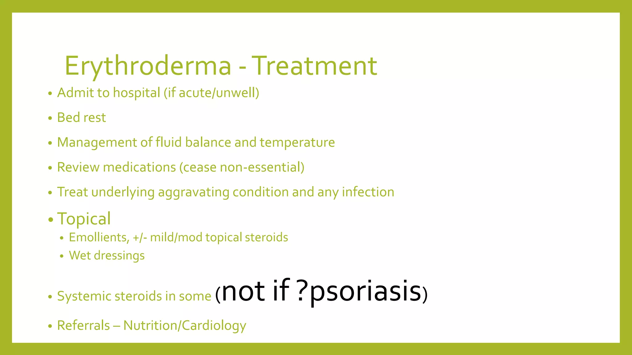 Case presentation in Dermatology erythrodermic psoriasis | PPTX