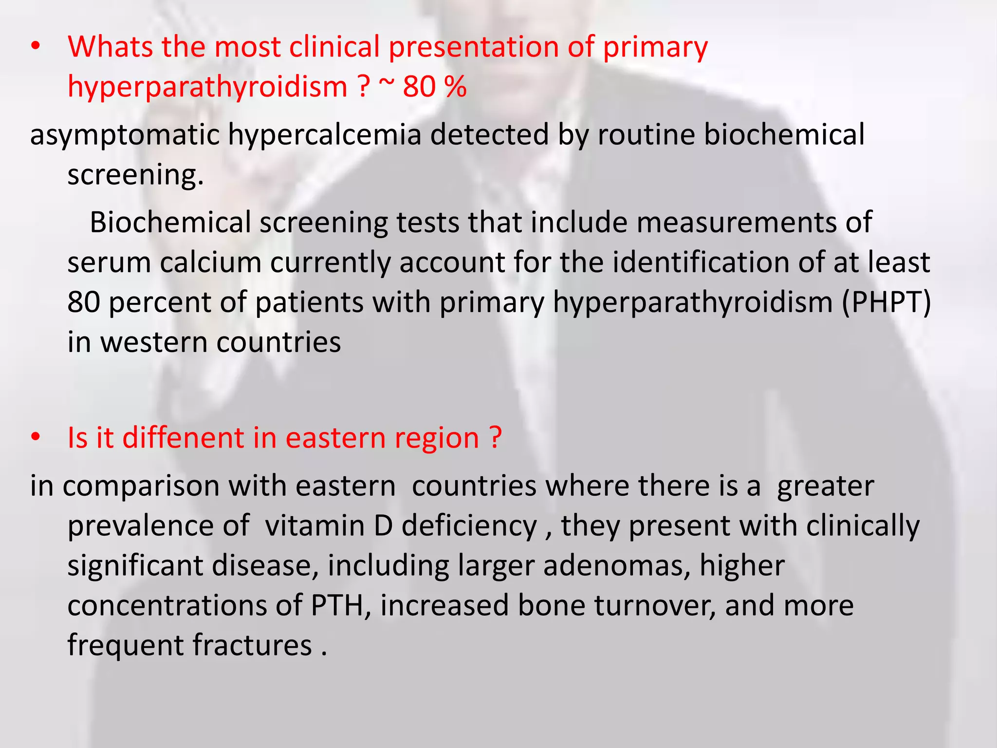 Case presentation of primary hyperparathyroidism | PPTX