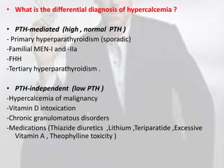 Case presentation of primary hyperparathyroidism | PPTX