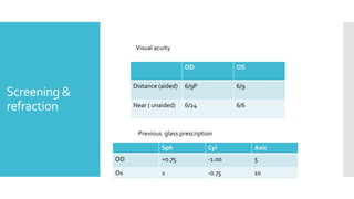 Case presentation-congenital & developmental cataract | PPTX