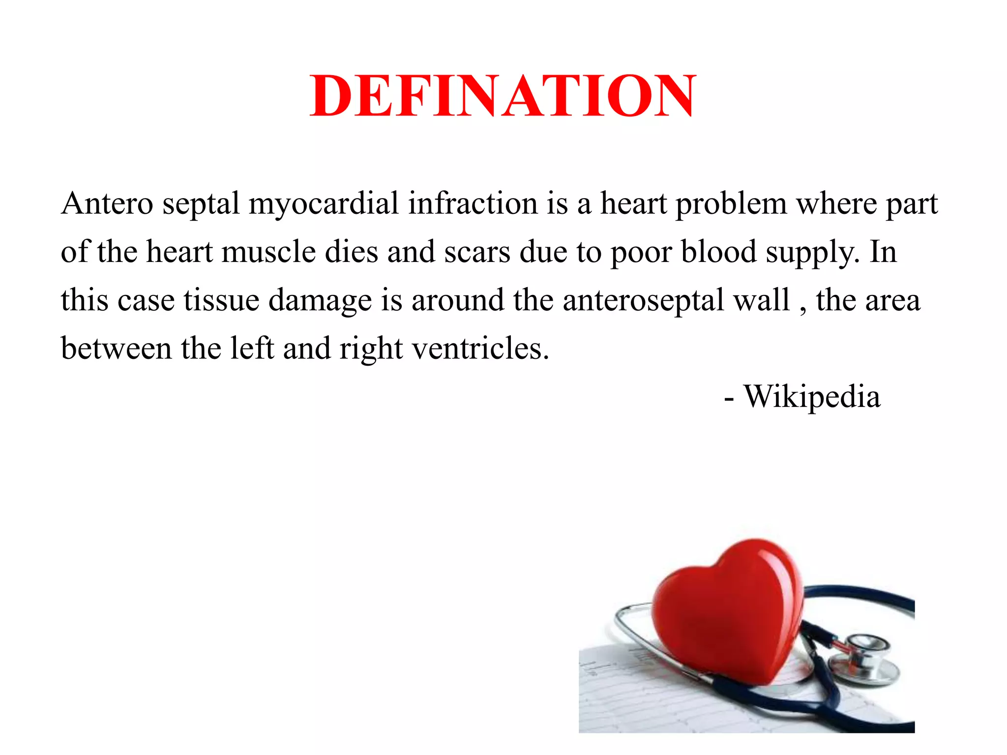 Case presentation on Myocardial Infarction | PPTX