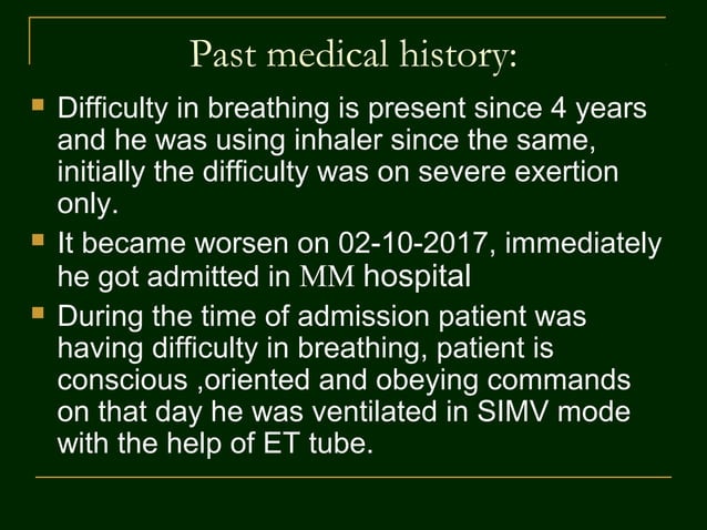 Case presentation (COPD) | PPT